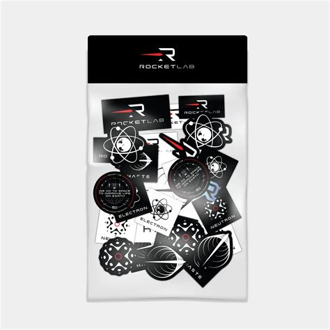 Rocket Lab Logo Sticker Pack