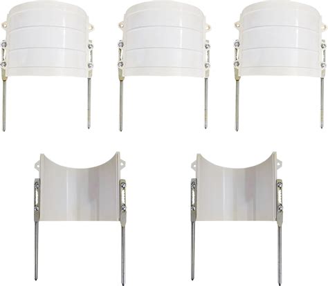5 Pcs Sprinkler Guard White Giant Yard Shield Irrigation