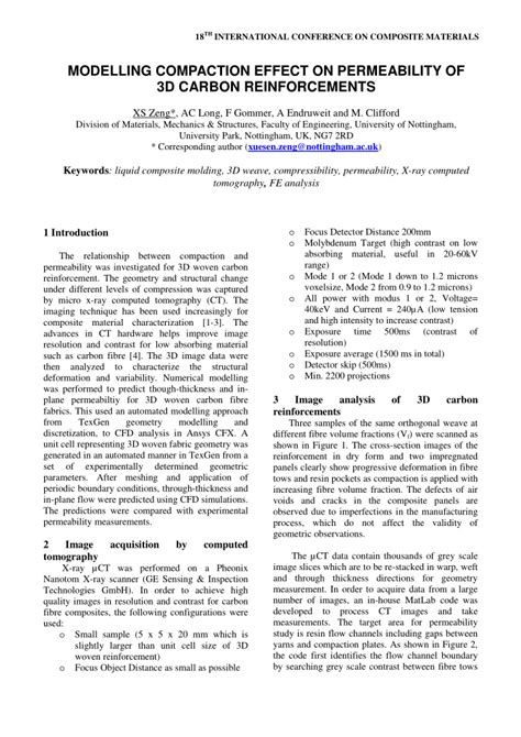 [pdf] Modelling Compaction Effect On Permeability Of 3d Carbon Pdf