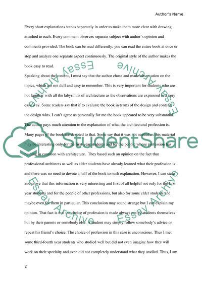 Book Review Assignment Essay Example Topics And Well Written Essays
