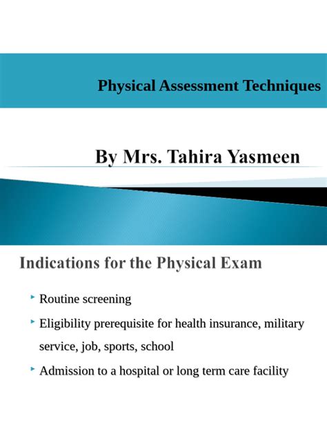 Essential Techniques For Physical Assessment Pdf Physical