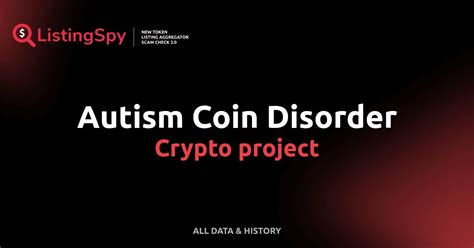 Autism Coin Disorder Crypto Project Acd Token Listings Events Analysis Listingspy