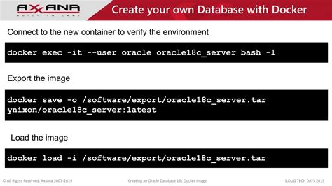oracle database 18c docker pdf