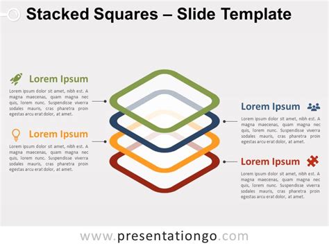 Stacked Squares For PowerPoint PresentationGO Powerpoint Slide Designs Powerpoint Design