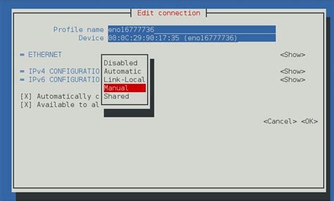 Linux For Freshers How To Assign Network Setting In Rhel 7 Using Nmtui And Nmcli