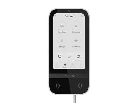 Wired Keypad With A Touch Screen And Contactless Authorization Clear