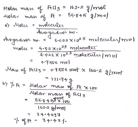 Solved Note You Must Include Formulas Conversion Factors And Unit