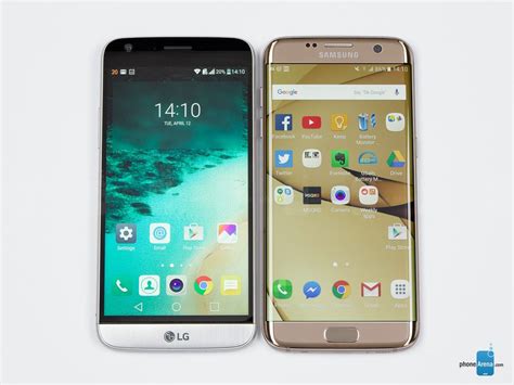 Lg G Vs Samsung Galaxy S Edge Phonearena