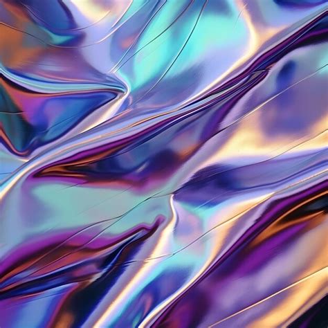 Premium Ai Image Iridescent Surface Texture