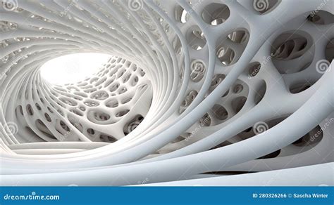Symphony Of Shapes Exploring The Boundaries Of Parametric Art Stock