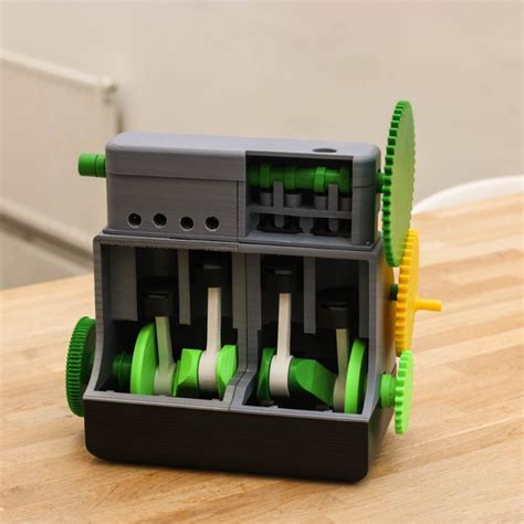 3d Printable Educative Engine By Thibaut Feix