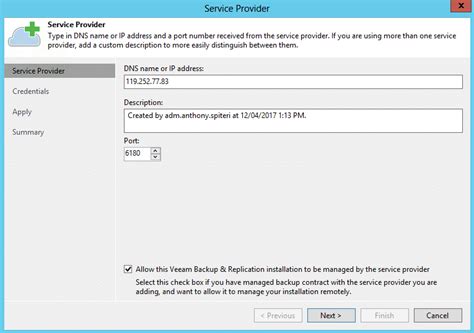 Remote Access For Msps In Veeam Backup And Replication 95 Update 2