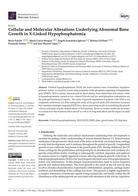 Pdf Cellular And Molecular Alterations Underlying Abnormal Bone