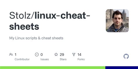 Github Stolzlinux Cheat Sheets My Linux Scripts And Cheat Sheets