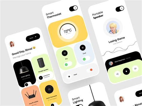 Smart Home App App Interface Design App Design Trends Mobile App