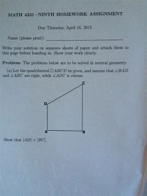 solved write your solution on separate sheets of paper and