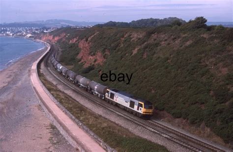 35mm Railway Slide Transrail Class 60 60063 Langston Rock £1105