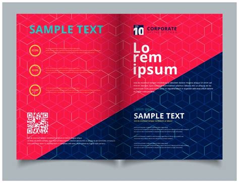 Cube Layout Template Vector Images Over