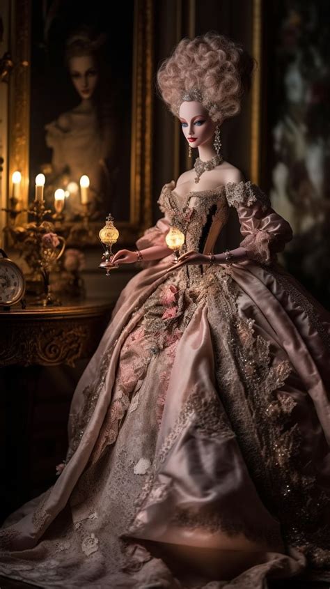 Rococo Barbie 인형 여왕