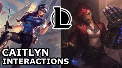 League Of Legends Caitlyn E Vi Hot La Relacion De Vi Y Caitlyn
