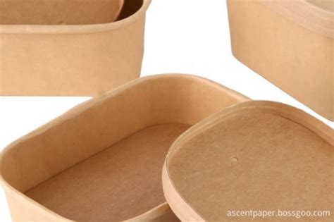 정사각형 일회용 종이 그릇 의 고품질 정사각형 일회용 종이 그릇