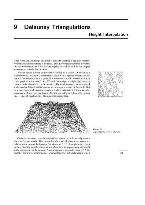 pdf 9 delaunay triangulations utrecht university · 9 delaunay