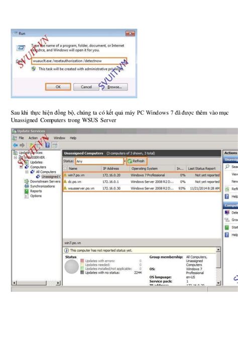 Wsus Downstream Server Installed Not Applicable Percentage 0 Ncfasr