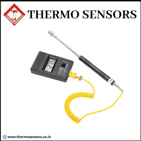 K Type Surface Thermocouple Temperature Probe With Thermometer At