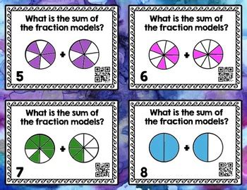 Adding Fractions With Like Denominators Task Cards By The Th Coffee
