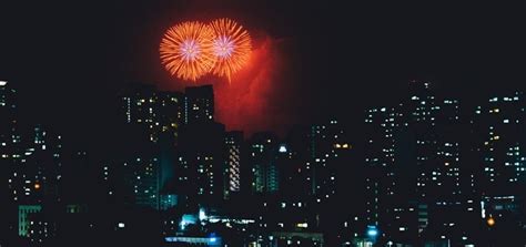 Big Distant Fireworks Explosions Sound Effect | City Sounds