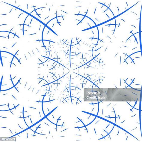 파란색으로 그리는 손의 스타일에 눈이 있는 완벽 한 패턴입니다 겨울 추위의 테마에 대 한 추상적인 배경입니다 직물 디자인 인쇄