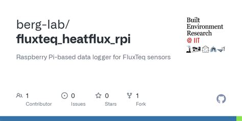 GitHub Berg Lab Fluxteq Heatflux Rpi