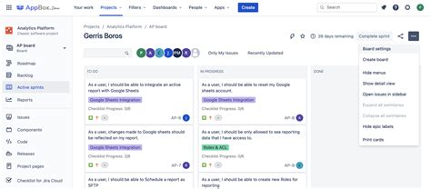 View Jira Issue Progress On The Kanban Board Appbox Support