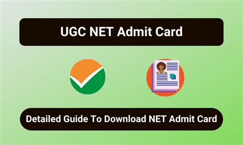 UGC NET Admit Card 2023 Download NET Hall Ticket PDF