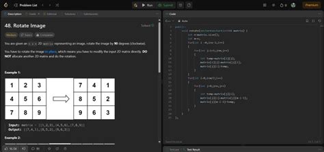 Day 7 Of Leetcode Challenge Rotate Image Problem Shivam Shukla Posted On The Topic Linkedin