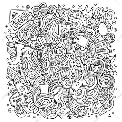 만화 귀여운 낙서 손으로 그린 쇼핑 그림 벡터 신발 베스트 Png 일러스트 및 벡터 에 대한 무료 다운로드 Pngtree