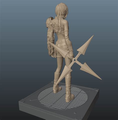 Final Fantasy 7 Yuffie 3d Model By Soulsbornewm