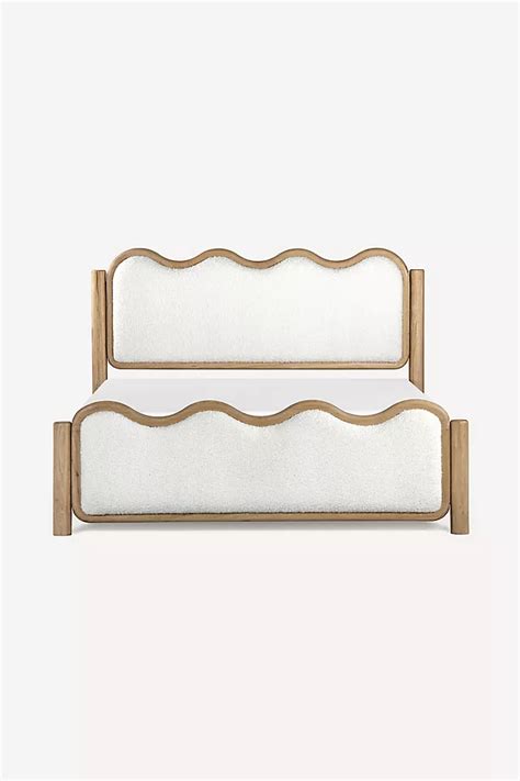 Swirl Bouclé Bed Anthropologie