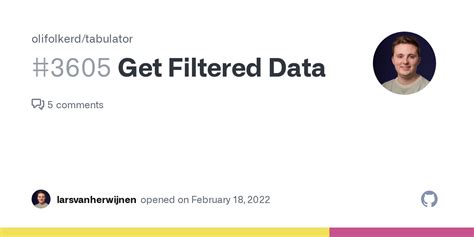 get filtered data · issue 3605 · olifolkerd tabulator · github