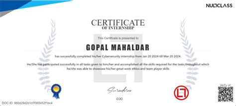 Gopal Mahaldar On Linkedin Nullclass