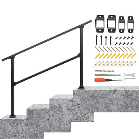 Buy Bqkozfin Wrought Iron Handrail Step Handrails For Outdoor Steps