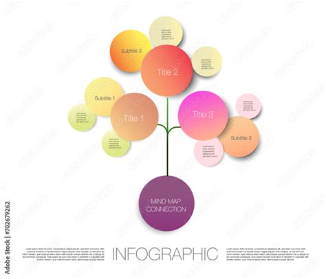 Mind Map Infographic Connection And Chart Table For Digital Marketing Diagram Framework Vision