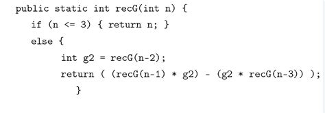 solved public static int recg int n { if n