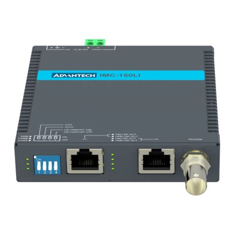 Advantech Imc 150li Startup Manual Pdf Download Manualslib