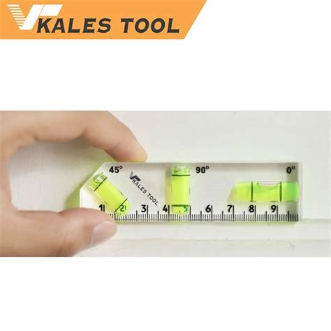 Transparent High Precision T Type Horizontal Bubble Magnetic Level For Two Way Horizontal