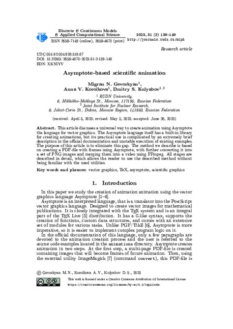 Pdf Asymptote Based Scientific Animation