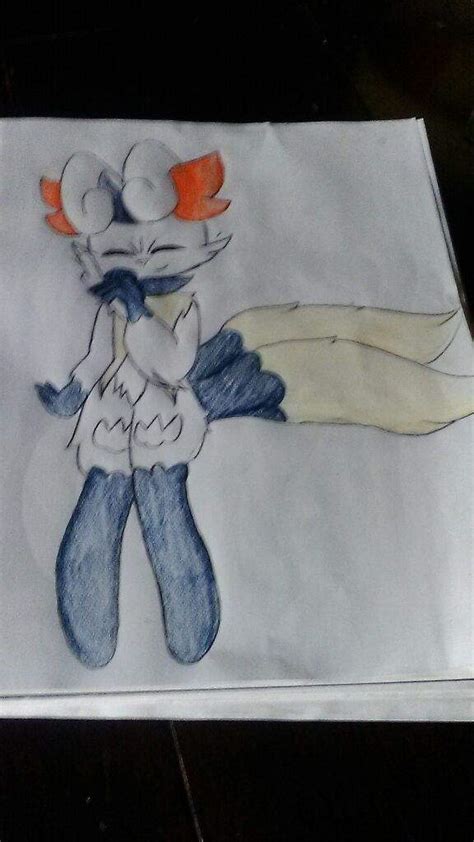 Meowstic × Delphox Fusion Owo Cartoon Amino