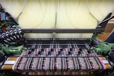 Textiles Made From Computer Binary Data By Phillip Stearns