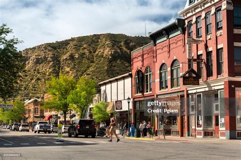 Durango Colorado Historic Old Mining Town Main Street Shops And