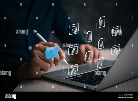 Distributed Storage Networks Technology Interconnected Servers And Data